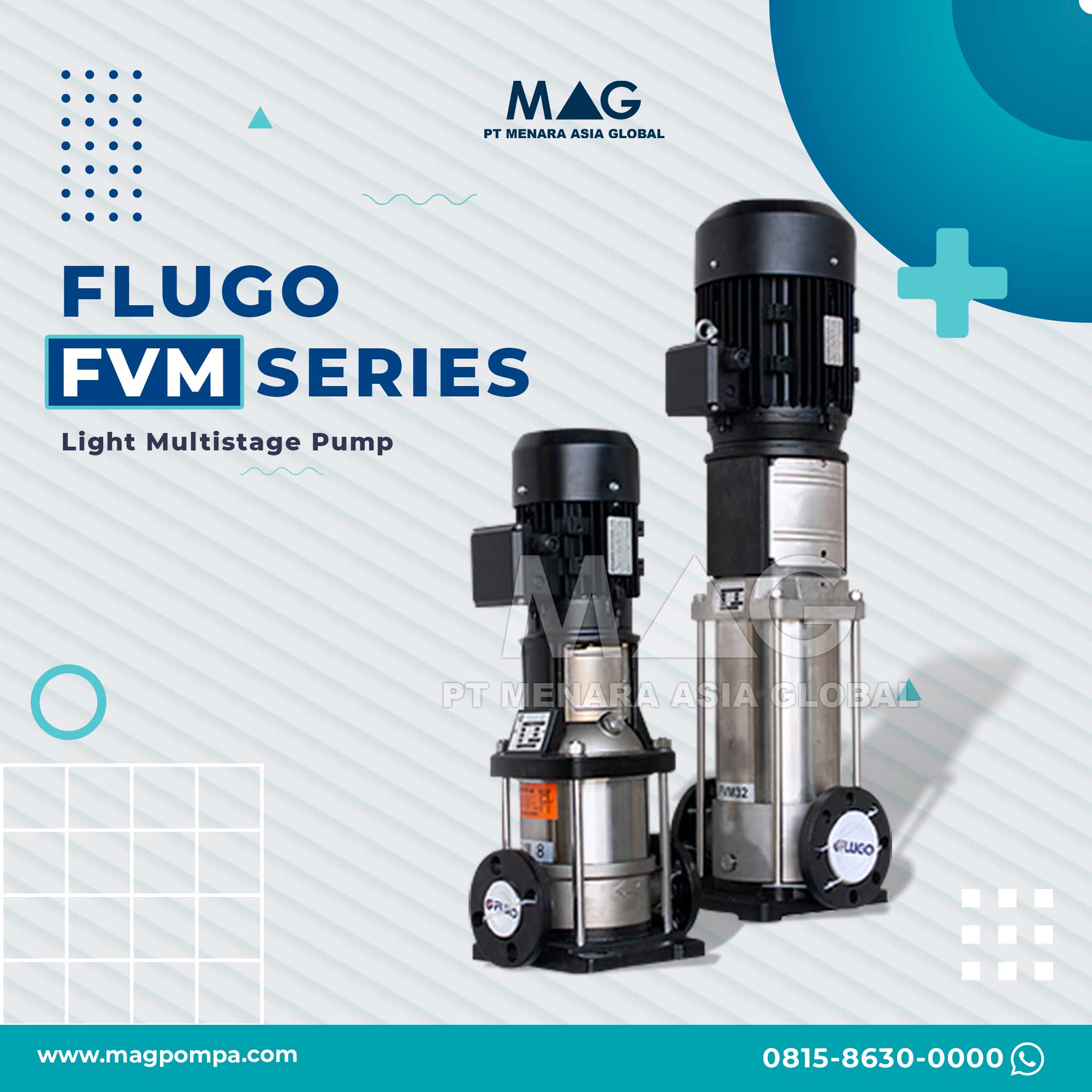 Pompa Vertical Multistage Flugo FVM